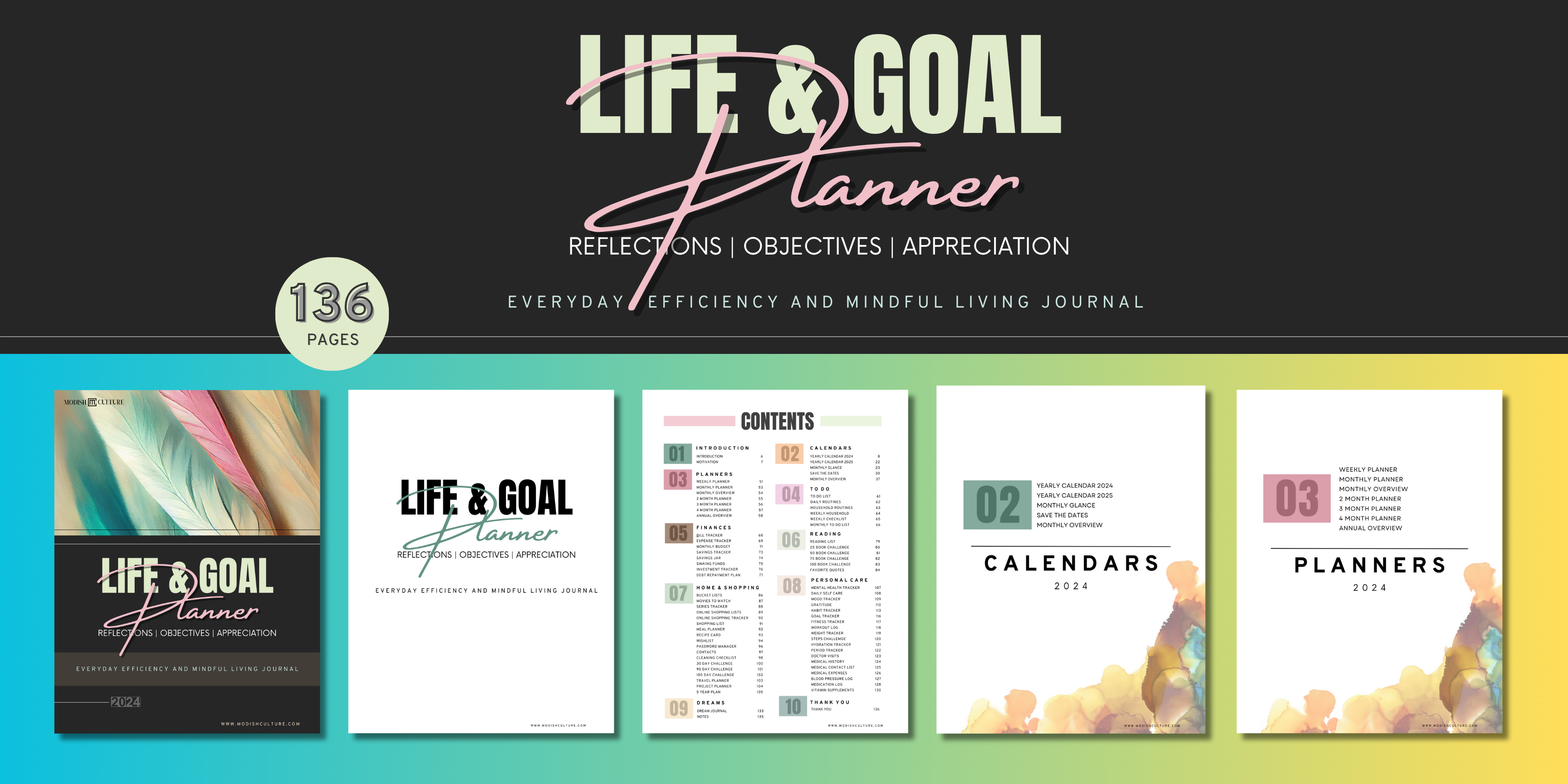 Unleash Your Best Self in 2024 with the 2024 Life & Goal Planner: A Mu ...