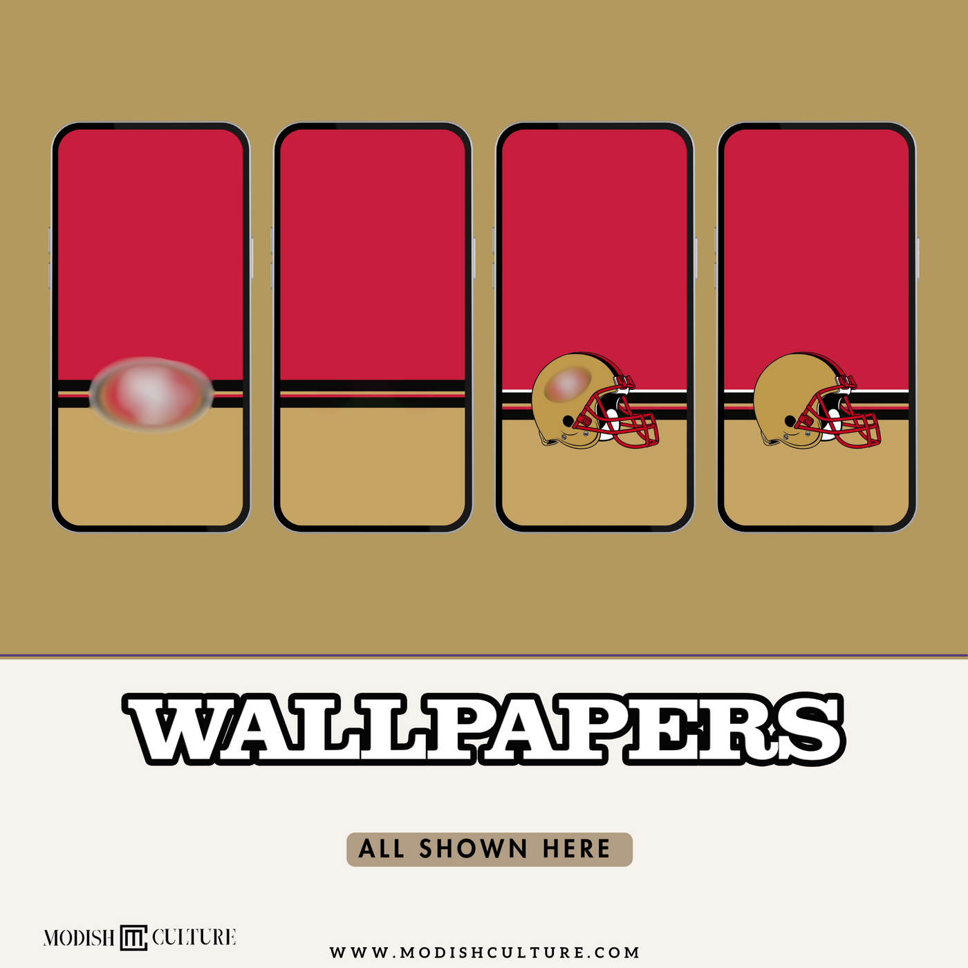 Red and Gold Niners App Icon Theme for iOS14+ | San Francisco 49ers ...